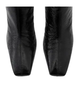 COURREGES Heritage Leather Ankle Boots