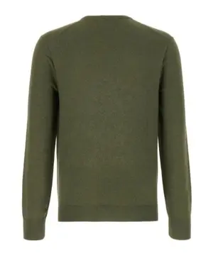 Polo Ralph Lauren Crewneck Sweater With Embroidered Logo - Green