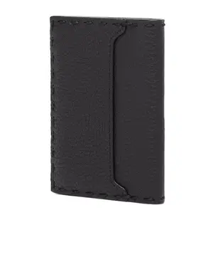 Fendi Logo Plaque Bifold Card Holder