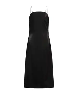 Jacquemus Sleeveless V-neck Zipper Dress - Black