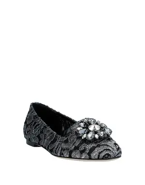 Dolce & Gabbana Round Toe Slippers