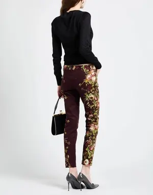 Dolce & Gabbana Floral Print Tapered Trousers