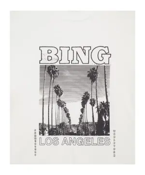 ANINE BING Short-sleeved Crew Neck T-shirt