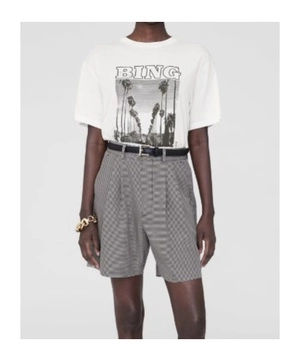 ANINE BING Short-sleeved Crew Neck T-shirt