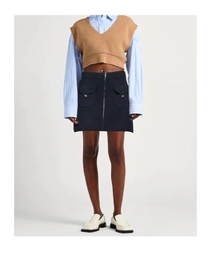 GANNI Knitted Mini Skirt