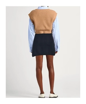 GANNI Knitted Mini Skirt