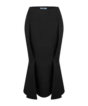 Prada Panelled Midi Skirt