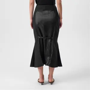 Prada Panelled Midi Skirt