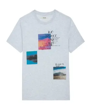 Zadig&Voltaire Voltaire Ted Photoprint T-shirt - White