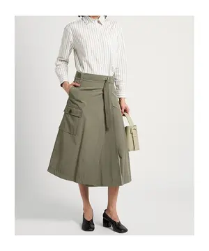MAXCO. Max&co. Striped Long Sleeve Shirt With Classic Collar