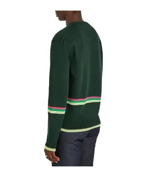 J.W.ANDERSON Sheep Striped Cotton-knit Jumper
