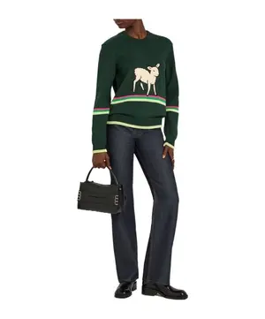 J.W.ANDERSON Sheep Striped Cotton-knit Jumper