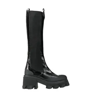 GANNI Thick-soled Long Boots - Black