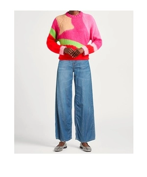 GANNI Wide-leg Jeans - Blue