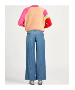 GANNI Wide-leg Jeans - Blue