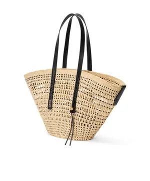 Loewe Handwoven Straw Basket Bag