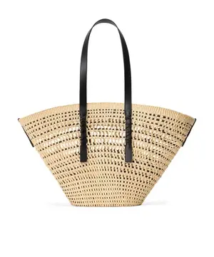 Loewe Handwoven Straw Basket Bag