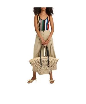 Loewe Handwoven Straw Basket Bag