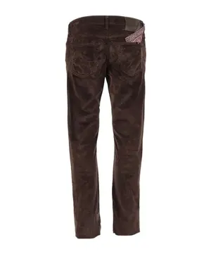 Jacob Cohen Logo Patch Straight Leg Pants