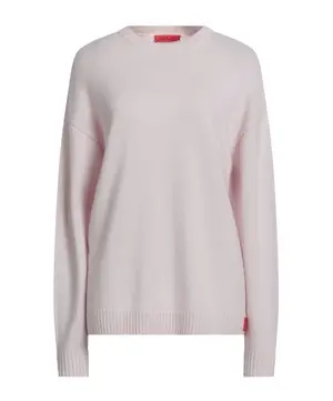 MAXCO. Max&co. Ribbed Crew Neck Sweater - White