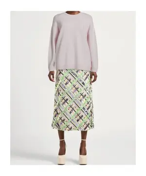 MAXCO. Max&co. Ribbed Crew Neck Sweater
