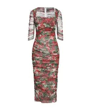 Dolce & Gabbana Floral Print Sheath Dress