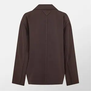 Prada Cotton Classic Collar Button Jacket