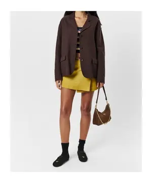 Prada Cotton Classic Collar Button Jacket