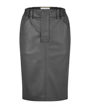 Saint Laurent Large Pocket Pencil Skirt - Black
