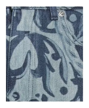 Dolce & Gabbana Two-tone Washed Jeans