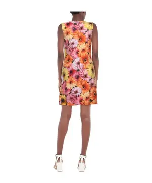 Dolce & Gabbana Floral-print Crepe Sleeveless Crewneck Dress