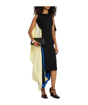 Loewe Color-blocked Asymmetric Dress