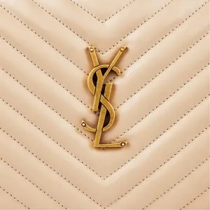 Saint Laurent Lou Camera Bag - Nude