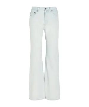 Chloé High-waisted Flared Jeans - White