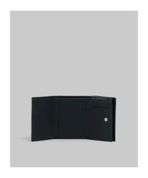 Marni Leather Trifold Wallet With Mending