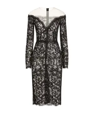 Dolce & Gabbana Bodycon Color-block Dress - Black