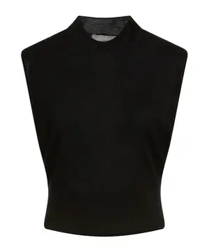 Sportmax Sleeveless Crewneck Knit Top