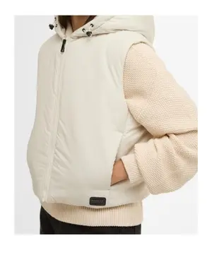 Barbour Sleeveless Puffer Vest With Hood