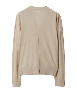 Burberry V-neck Wool Cardigan