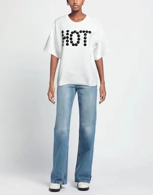 Dolce & Gabbana Solid Color Crew Neck Short Sleeve Top