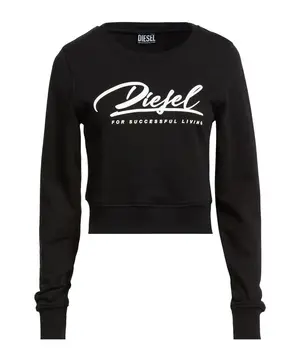DIESEL® Plain Colour Sweatshirt - Black