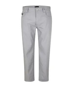 Prada Logo Straight Jeans