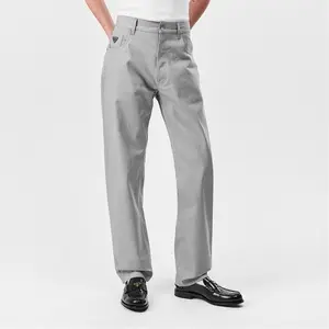 Prada Logo Straight Jeans