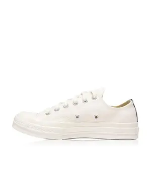 Play Comme Des Garcon Low-cut Casual Sneakers - White