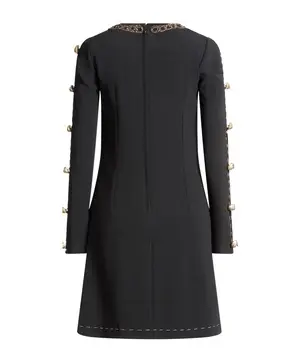 Dolce & Gabbana Embellished Crewneck Long Sleeve Dress