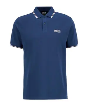 Barbour Short-sleeved Polo Shirt - Insig Blue