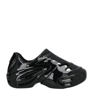 Dolce & Gabbana Solid Color Thick-soled Sneakers - Black