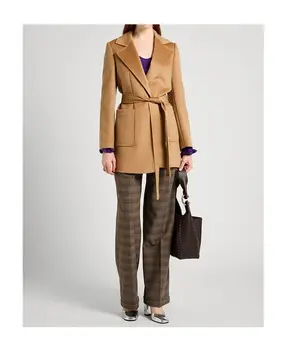 MAXCO. Max&co. Belted Collared Coat
