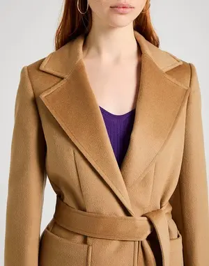 MAXCO. Max&co. Belted Collared Coat