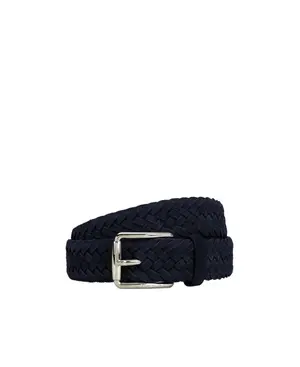 TOD'S Braided Buckle Belt - Black